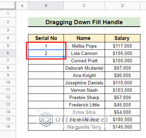 How to Insert Serial Numbers in Google Sheets (7 Easy Ways)