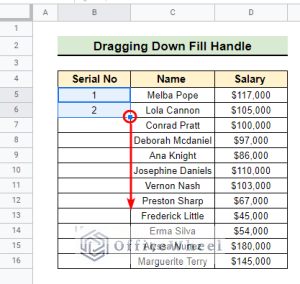 How to Insert Serial Numbers in Google Sheets (7 Easy Ways)