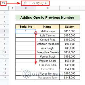 How to Insert Serial Numbers in Google Sheets (7 Easy Ways)