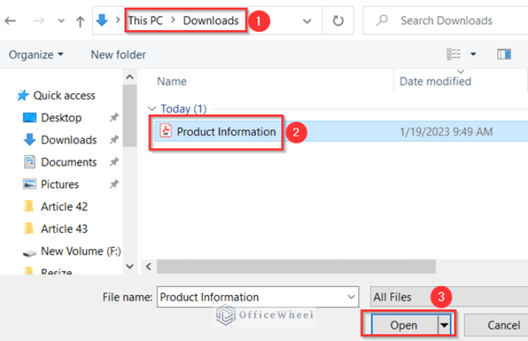 How to Insert PDF in Google Sheets (2 Suitable Methods)