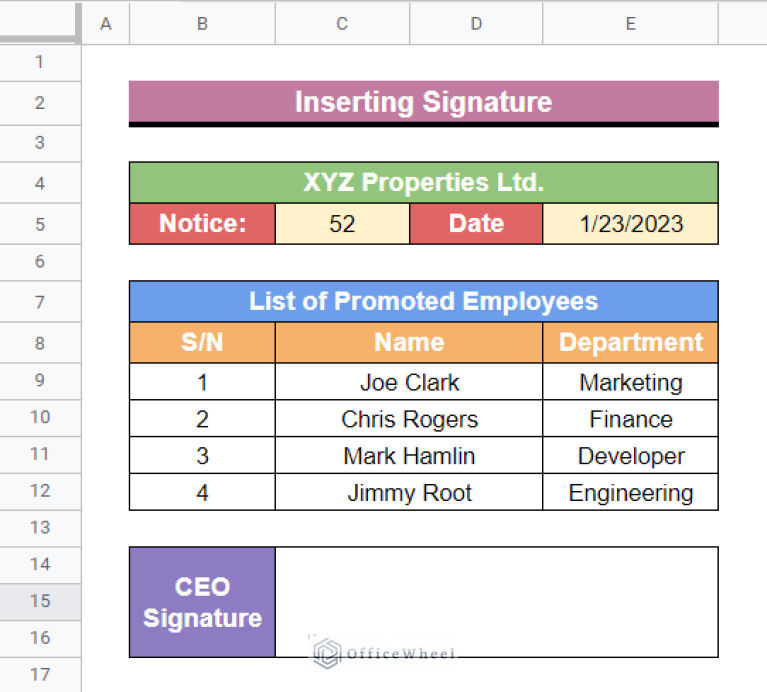 How to Insert Signature in Google Sheets (3 Easy Ways)