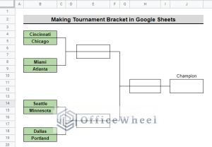 How to Make a Tournament Bracket in Google Sheets (Easy Steps)