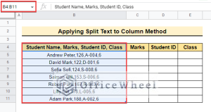 How to Paste Comma Separated Values in Google Sheets