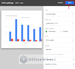 How to Print a Chart in Google Sheets (3 Simple Ways)