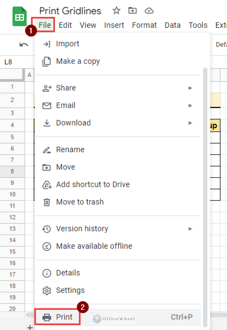  How To Print Gridlines In Google Sheets with Easy Steps 