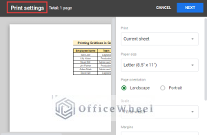 How to Print Gridlines in Google Sheets (with Easy Steps)