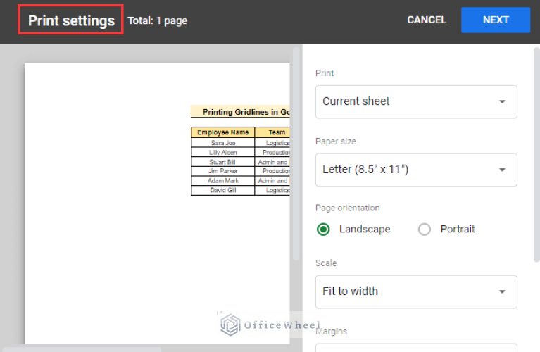How to Print Gridlines in Google Sheets (with Easy Steps)