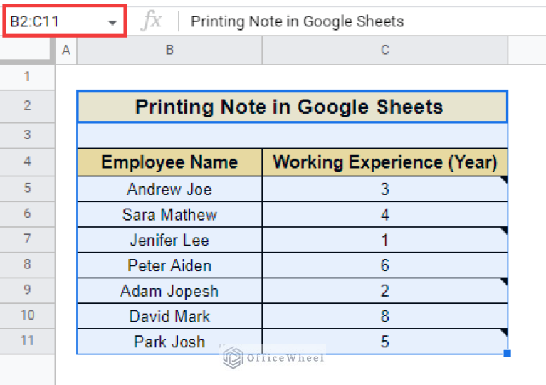 How To Print Notes In Google Sheets with Quick Steps 