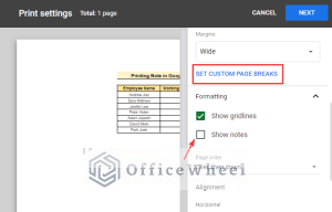How to Print Notes in Google Sheets (with Quick Steps)