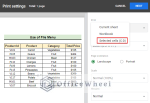 How to Print Only Certain Columns in Google Sheets (3 Ways)