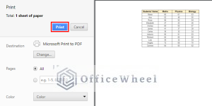 How to Print Preview in Google Sheets (2 Easy Examples)