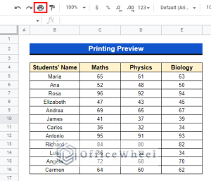 How to Print Preview in Google Sheets (2 Easy Examples)