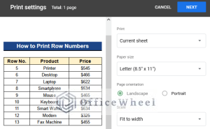How to Print Row Numbers in Google Sheets (4 Useful Methods)