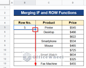 How to Print Row Numbers in Google Sheets (4 Useful Methods)