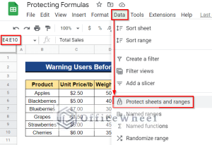 How to Protect Formulas in Google Sheets (2 Quick Ways)