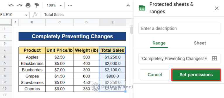 How to Protect Formulas in Google Sheets (2 Quick Ways)