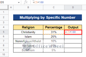 How to Remove Percentage Sign in Google Sheets (6 Ways)