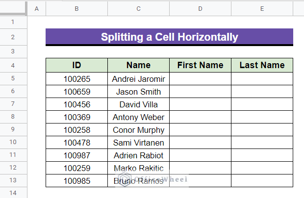 How To Split A Cell Diagonally In Google Sheets 3 Quick Ways 