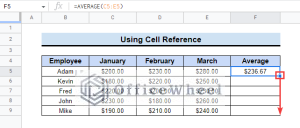 How to Use AVERAGE Function in Google Sheets (4 Examples)