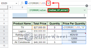 How to Use IFERROR Function in Google Sheets - OfficeWheel