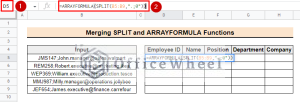 How to Use SPLIT Function in Google Sheets (5 Ideal Examples)