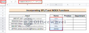 How to Use SPLIT Function in Google Sheets (5 Ideal Examples)