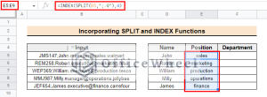 How to Use SPLIT Function in Google Sheets (5 Ideal Examples)