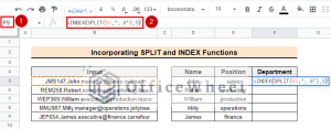 How to Use SPLIT Function in Google Sheets (5 Ideal Examples)