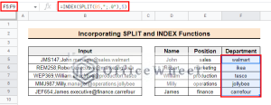 How to Use SPLIT Function in Google Sheets (5 Ideal Examples)