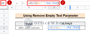 How to Use SPLIT Function in Google Sheets (5 Ideal Examples)