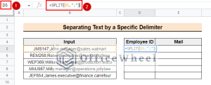 How to Use SPLIT Function in Google Sheets (5 Ideal Examples)