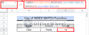 Use INDEX MATCH Across Multiple Sheets in Google Sheets