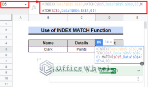 Use INDEX MATCH Across Multiple Sheets in Google Sheets