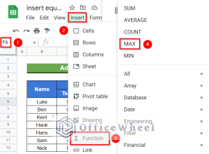 How to Insert Equation in Google Sheets (4 Tricky Ways)