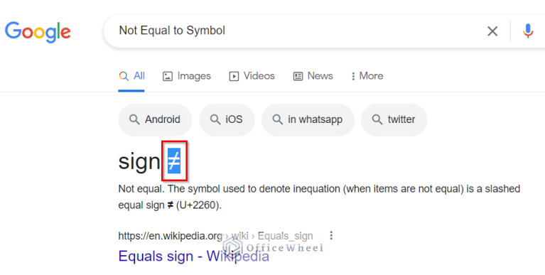 How to Insert Not Equal to Symbol in Google Sheets (4 Easy Ways)