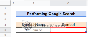 How to Insert Not Equal to Symbol in Google Sheets (4 Easy Ways)