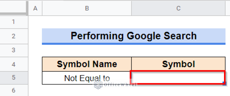 How to Insert Not Equal to Symbol in Google Sheets (4 Easy Ways)