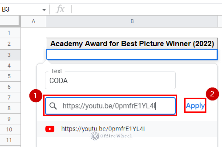  How To Insert Video In Google Sheets 2 Easy Ways OfficeWheel