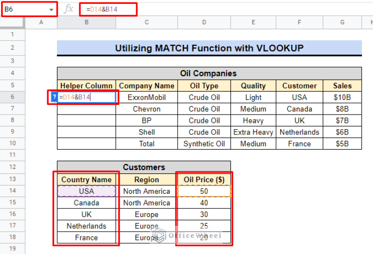 How to Use Nested VLOOKUP in Google Sheets - OfficeWheel