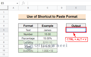 How to Use Paste Special Shortcut in Google Sheets (2 Examples)