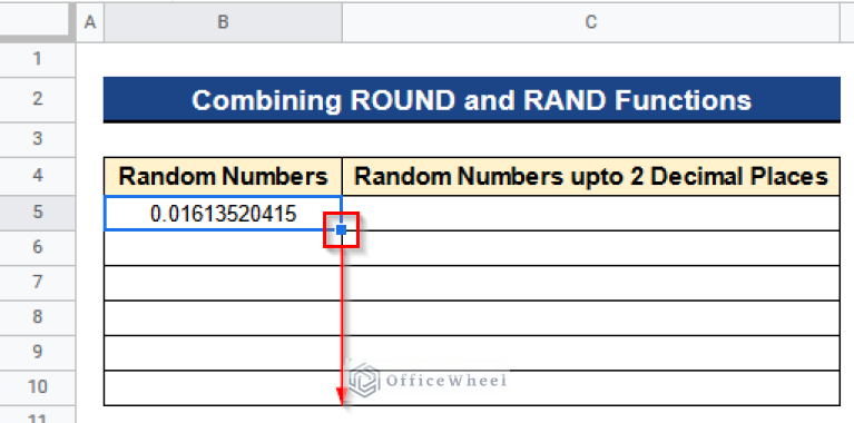 Generate Random Numbers or Text Between Limits in Google Sheets