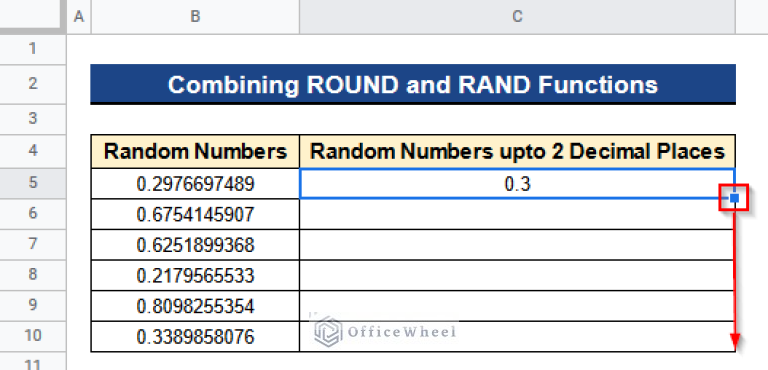 Generate Random Numbers or Text Between Limits in Google Sheets