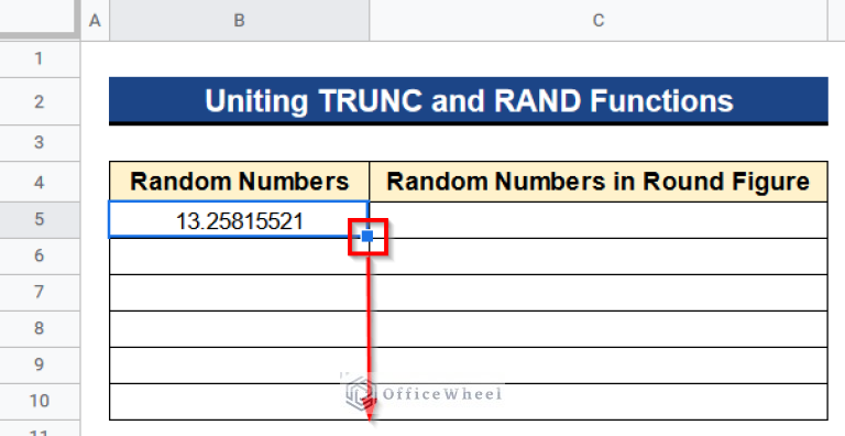 Generate Random Numbers or Text Between Limits in Google Sheets