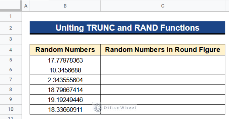 Generate Random Numbers or Text Between Limits in Google Sheets
