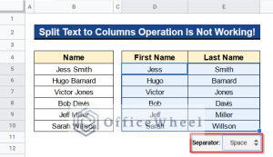 [Solved!] Split Text to Columns Is Not Working in Google Sheets