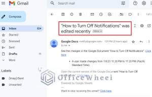 How to Turn Off Notifications in Google Sheets (2 Simple Ways)