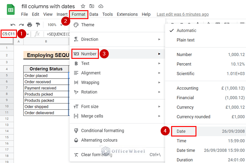 How To Fill Column With Dates In Google Sheets 2 Easy Ways 