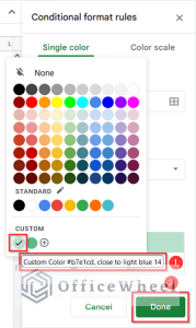 How to Highlight IF Statement with Color in Google Sheets