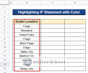 How to Highlight IF Statement with Color in Google Sheets
