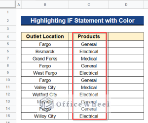 How to Highlight IF Statement with Color in Google Sheets